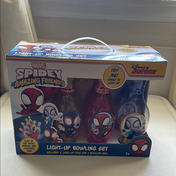 Marvel | Toys | Marvel Spidey Amazing Friends Lightup Bowling Set ...